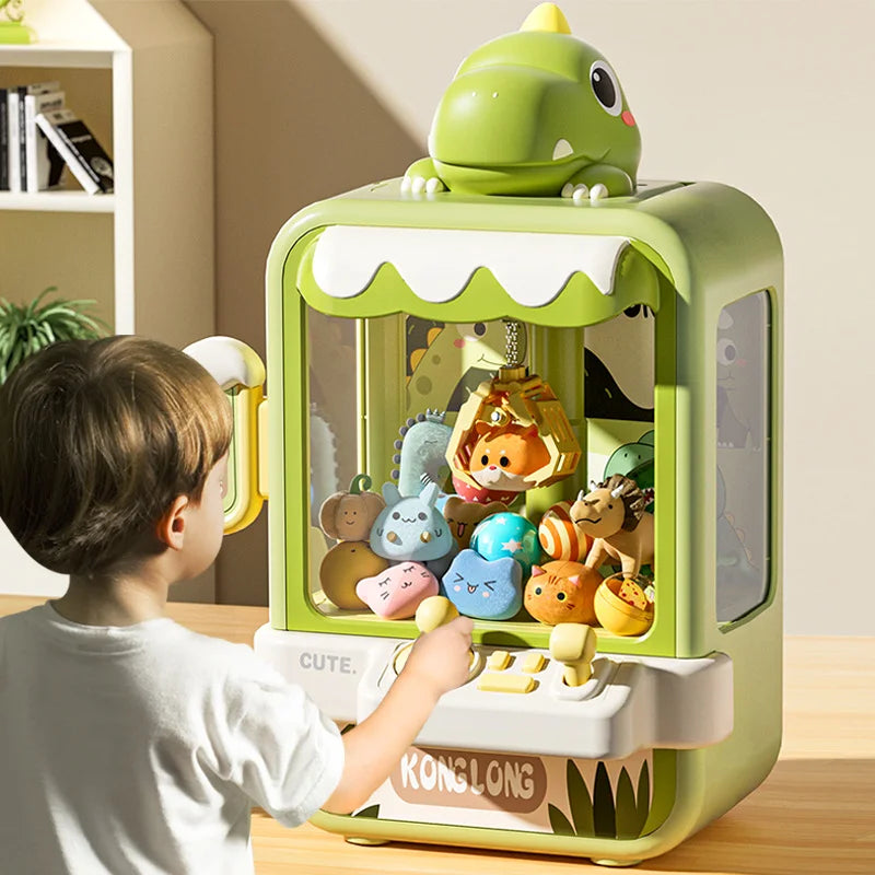 Royaleva Dinosaur Claw Machine Toy – Mini Arcade Catch Game with Music ...