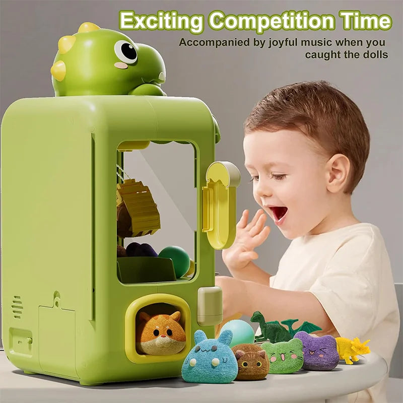 Royaleva Dinosaur Claw Machine Toy – Mini Arcade Catch Game with Music ...
