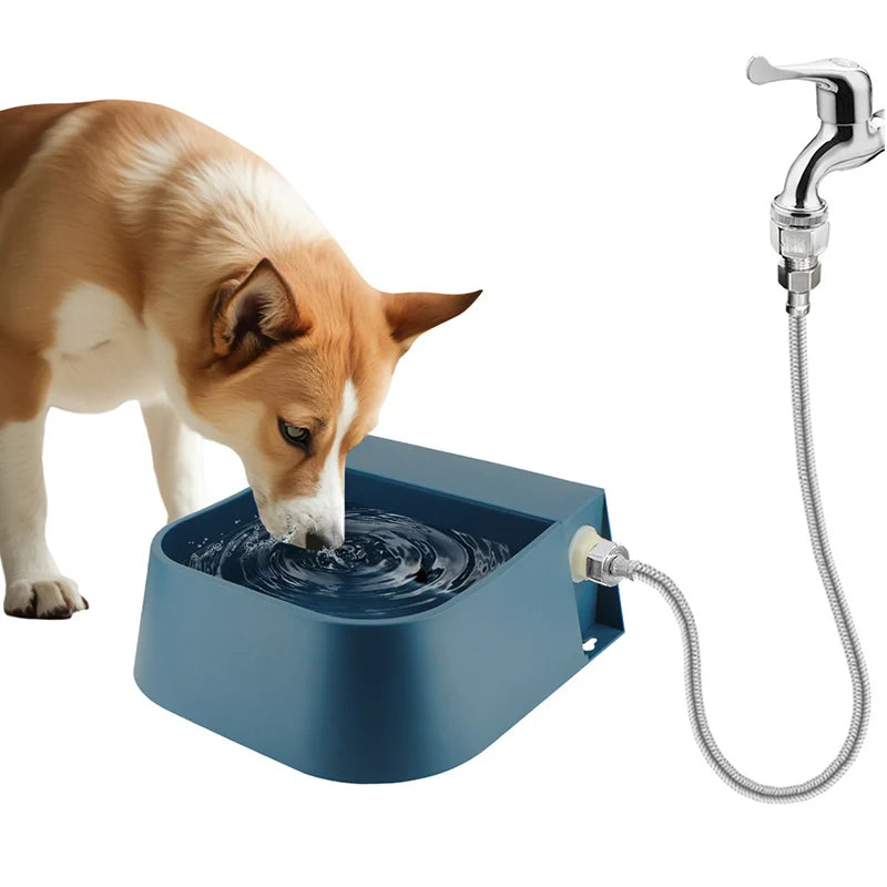 Royellux Automatic Pet Water Bowl – 2L Outdoor Dispenser with Hose for ...