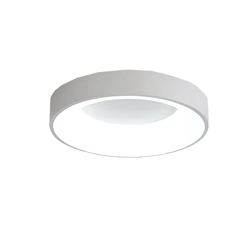 RoyaleGlow Nordic Ring Flush Mount Ceiling Light - Warm White LED 3000 ...
