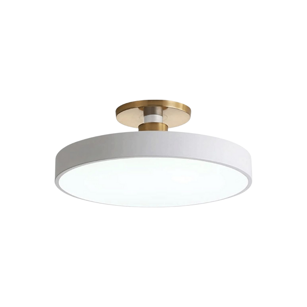 Lumora Modern Flush Mount Ceiling Light - Dimmable Multi Color LED Des ...