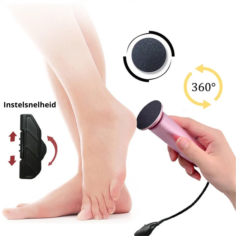Royallure Foot Care Device with Adjustable Speed for Silky Soft Feet a ...