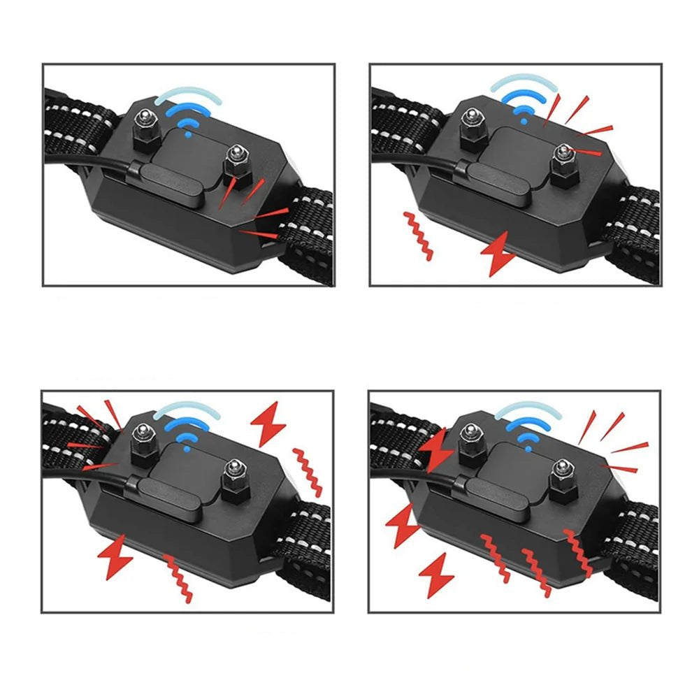 Royallure GPS Dog Training Collar with Shock and Vibration Modes for E ...